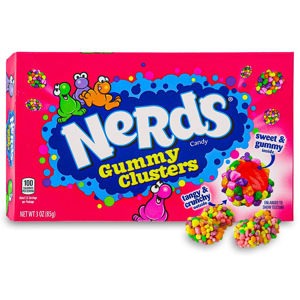 Nerds Gummy Clusters Theater Box 3oz – Snack City